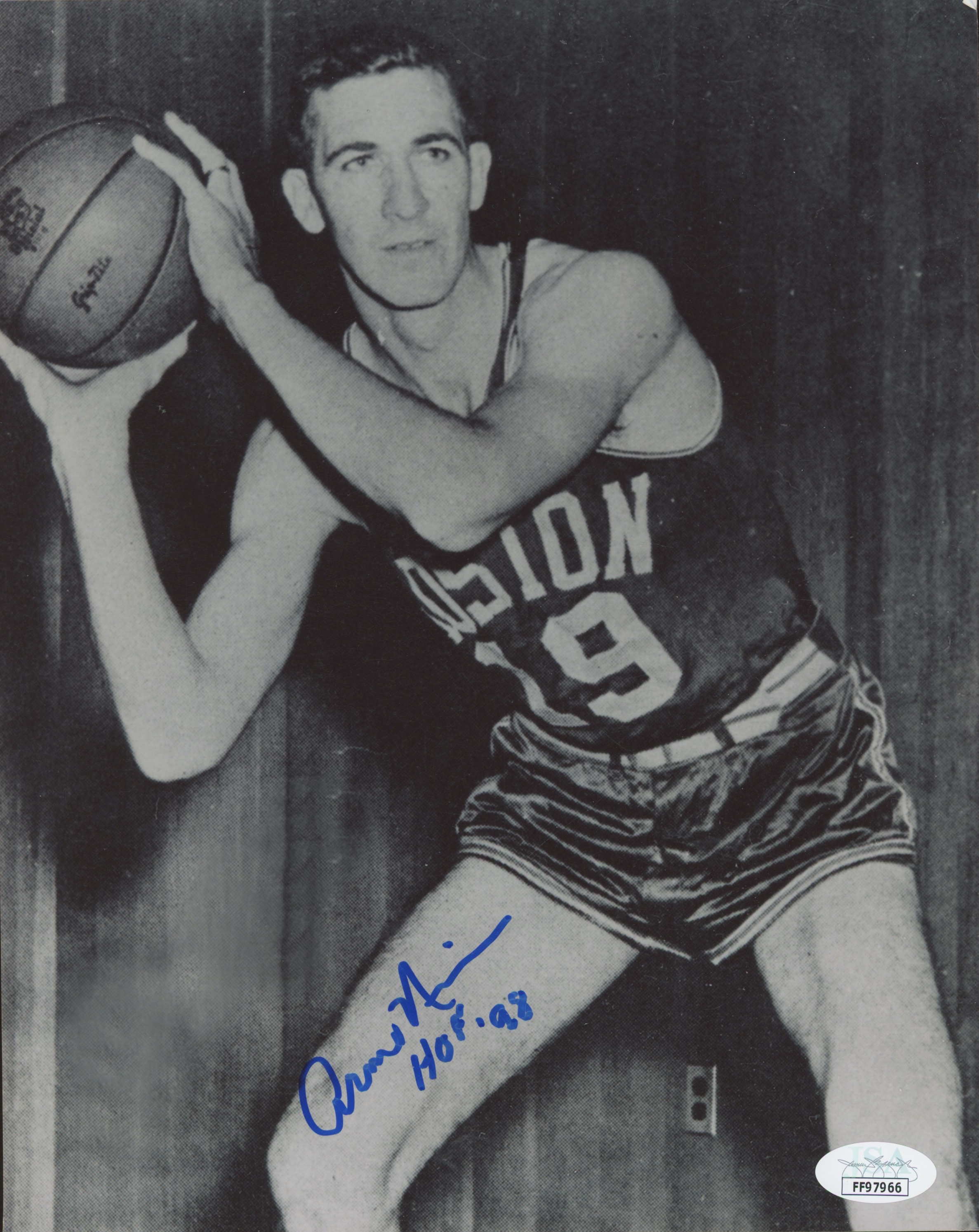 Arnie Risen Signed Celtics 8x10 Photo Inscribed "HOF 98" (JSA COA ...