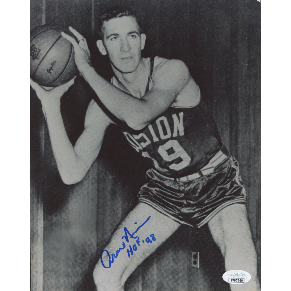 Arnie Risen Signed Celtics 8x10 Photo Inscribed "HOF 98" (JSA COA ...