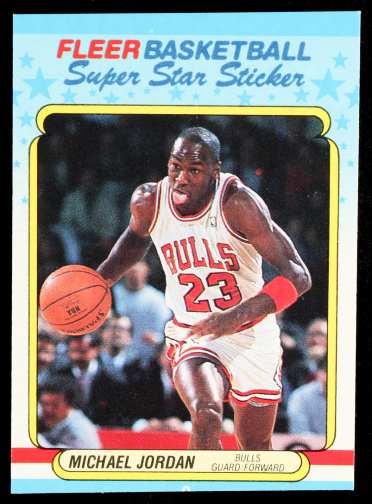 Michael Jordan 1988-89 Fleer Stickers #7 | Pristine Auction