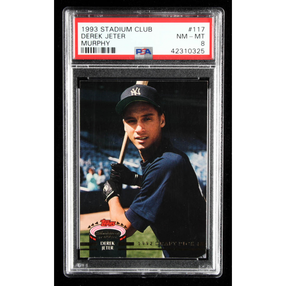 Derek Jeter 1993 Stadium Club Murphy #117 RC (PSA 8) | Pristine Auction