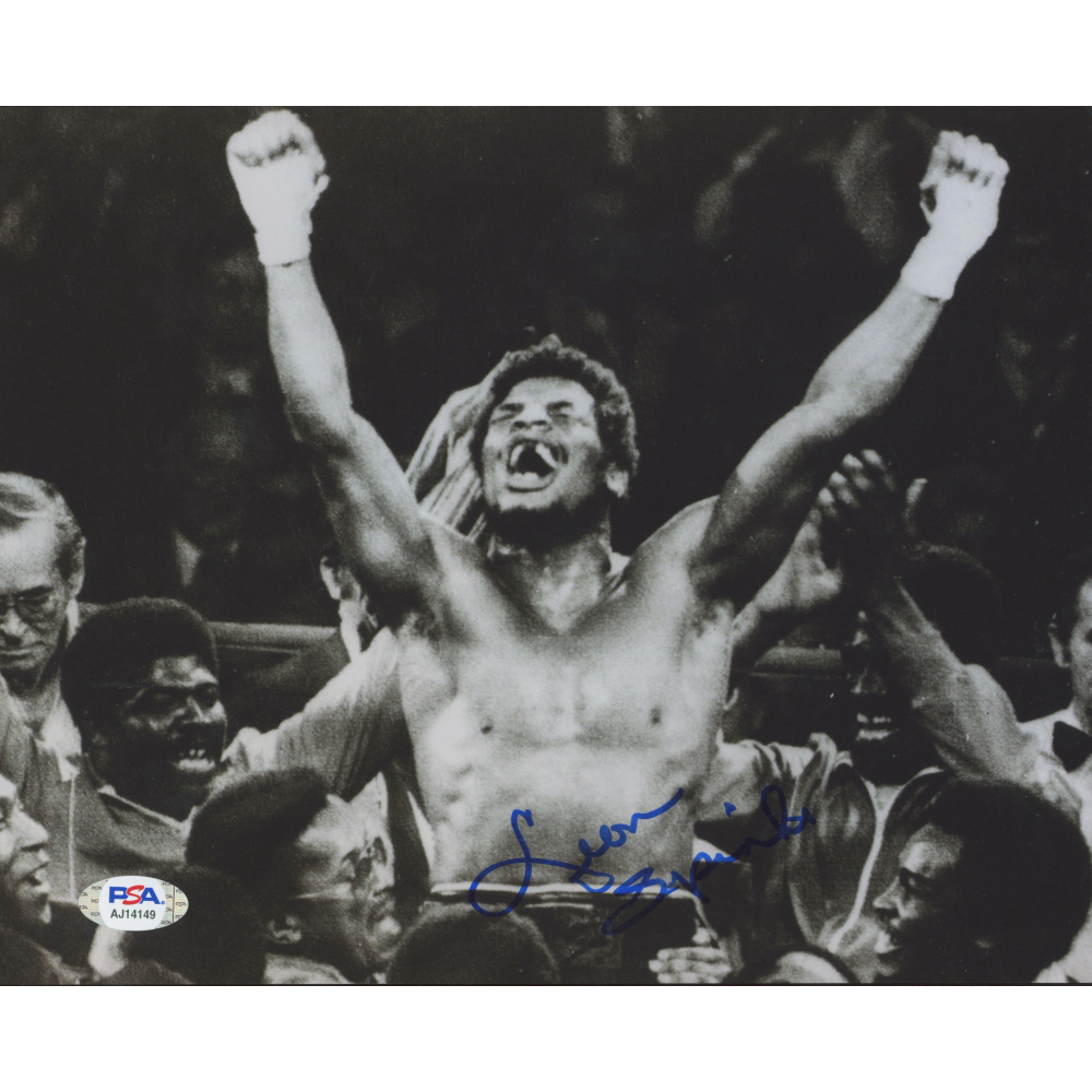 Leon Spinks Signed 8x10 Photo (PSA COA) | Pristine Auction