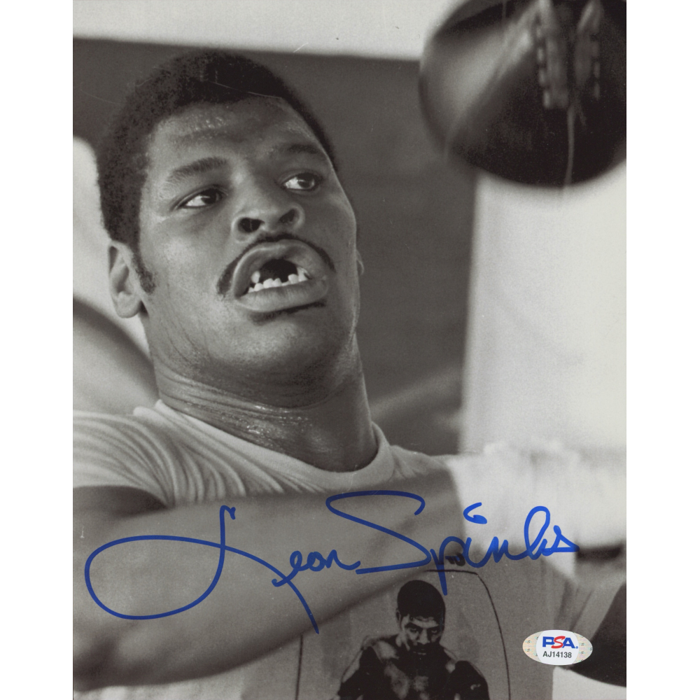 Leon Spinks Signed 8x10 Photo (PSA COA) | Pristine Auction