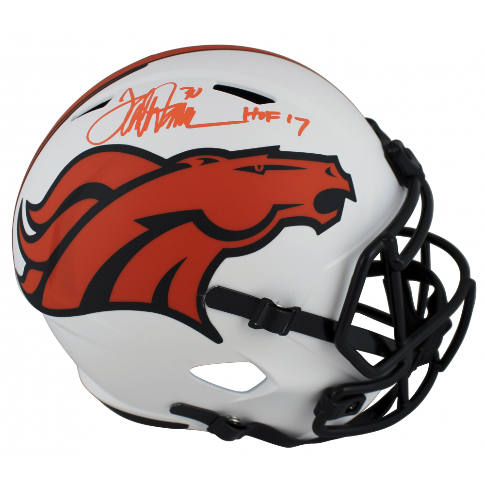 Terrell Davis Signed Broncos Full-Size Lunar Eclipse Alternate Speed ...