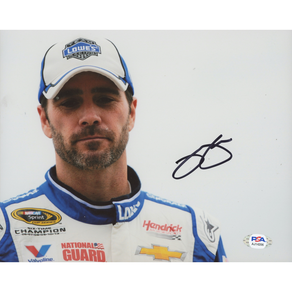 Jimmie Johnson Signed NASCAR 8x10 Photo (PSA) | Pristine Auction