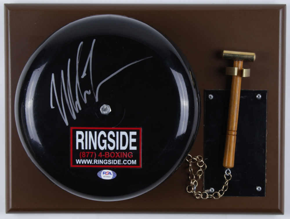Mike Tyson Signed Authentic Ringside Boxing Bell (PSA COA) (See ...