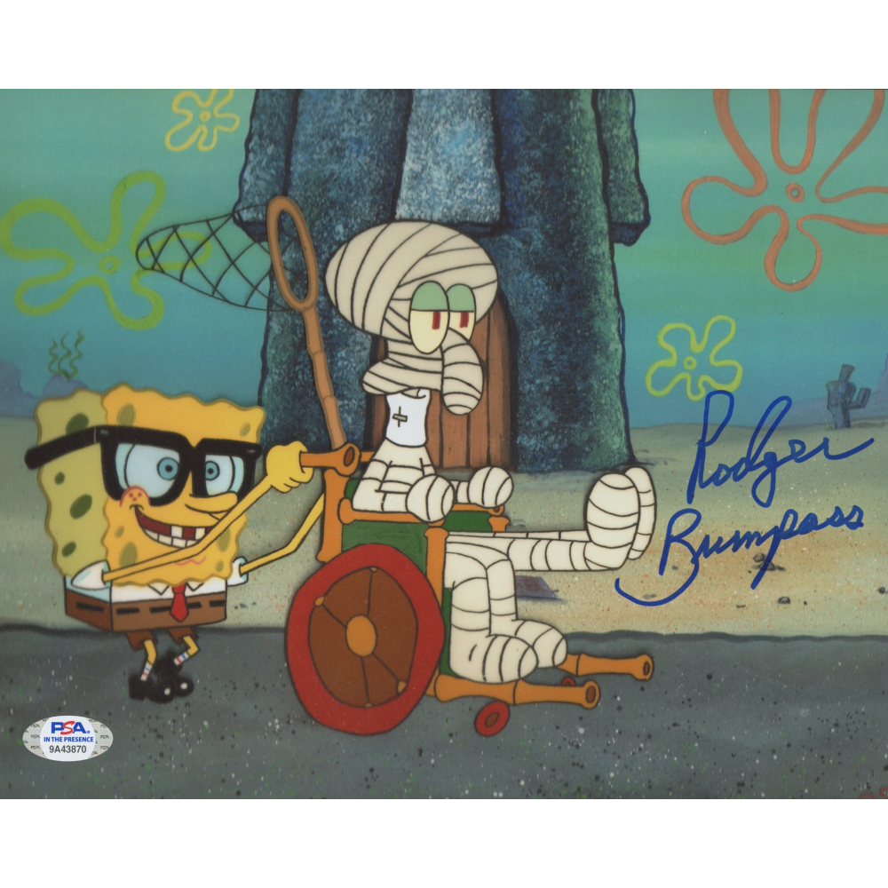 Rodger Bumpass Signed "Spongebob Squarepants" 8x10 Photo (PSA COA ...