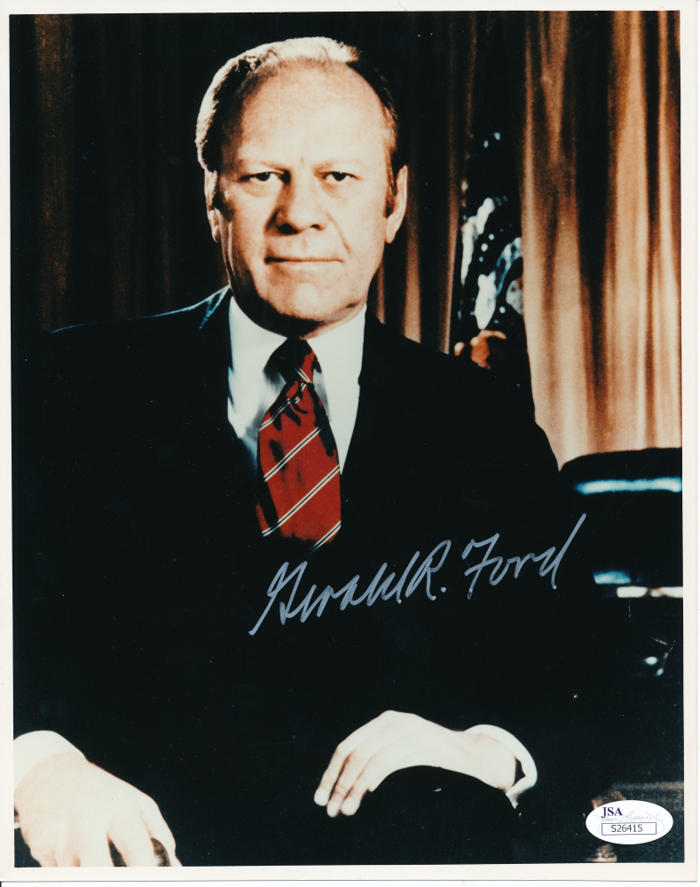 Gerald Ford Signed 8x10 Photo (JSA COA) | Pristine Auction
