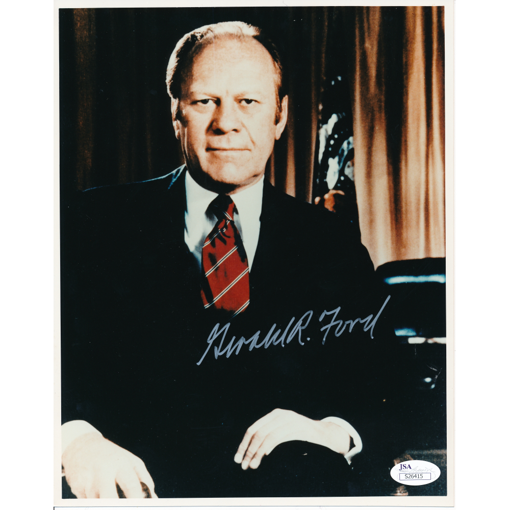 Gerald Ford Signed 8x10 Photo (JSA COA) | Pristine Auction