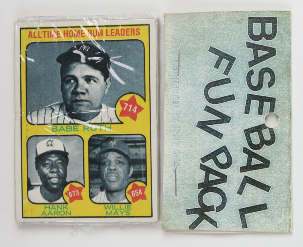 1973 Topps Baseball Card Fun Pack with (10) Cards (See Description ...