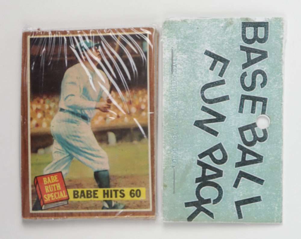 1961 Topps Baseball Card Fun Pack with (10) Cards (See Description ...