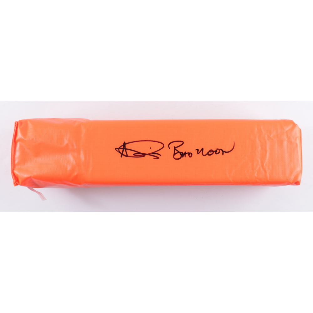 Andre Rison Signed Endzone Pylon Inscribed "Bad Moon" (Schwartz COA ...