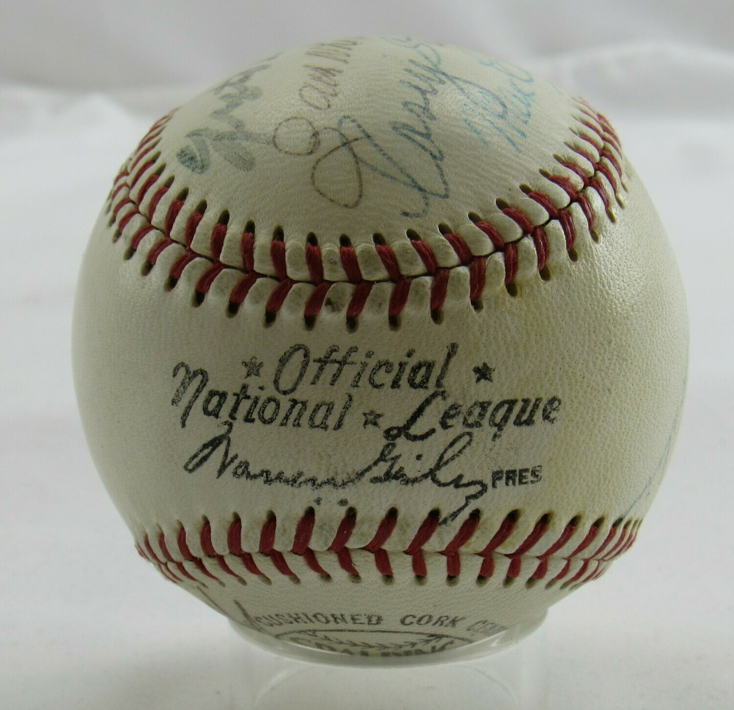 ONL Baseball Signed by (16) with Joe Medwick, Edd Roush, Lefty Grove ...