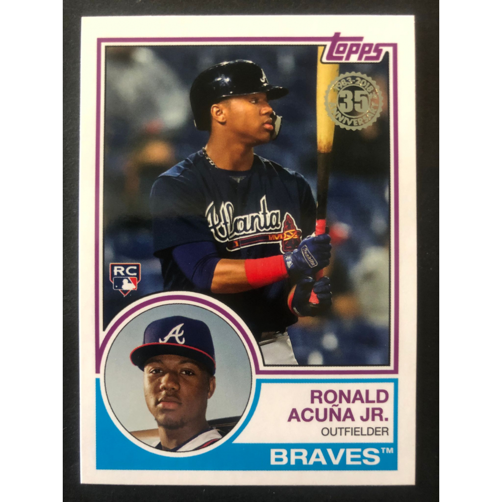 Ronald Acuna Jr. 2018 Topps Update '83 Topps #8313 | Pristine Auction