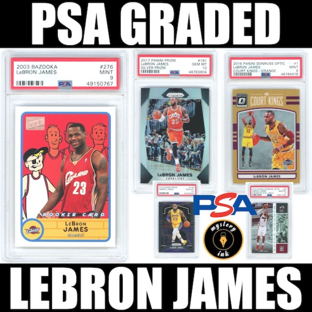 Mystery Ink Pack PSA Graded LeBron James Card! - 1 Graded LeBron James ...