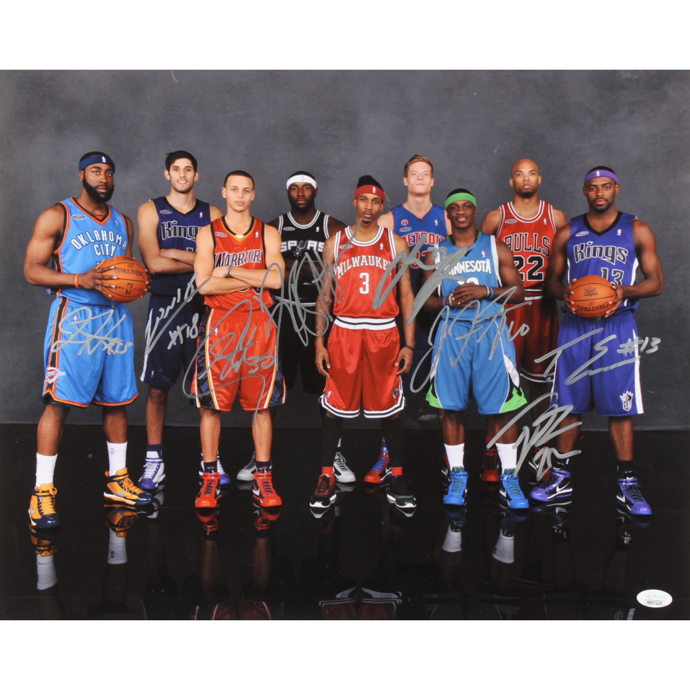 2009 NBA Draft Class 16x20 Photo Signed by (8) with Stephen Curry ...