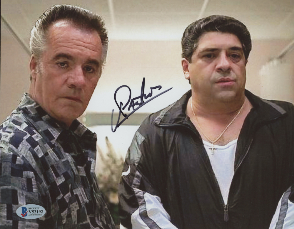 Vincent Pastore Signed "The Sopranos" 8x10 Photo (Beckett COA ...