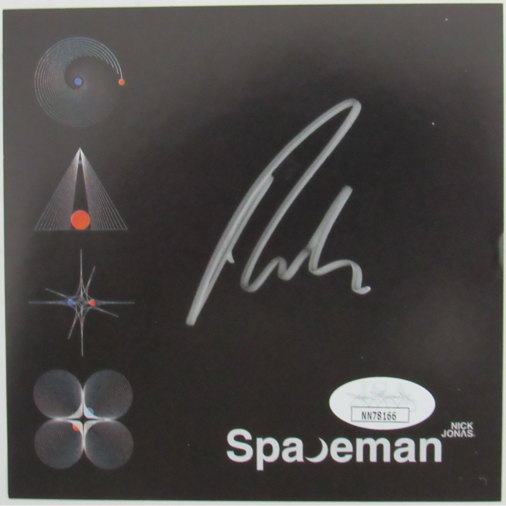 Nick Jonas Signed "Spaceman" CD Insert (JSA COA) | Pristine Auction