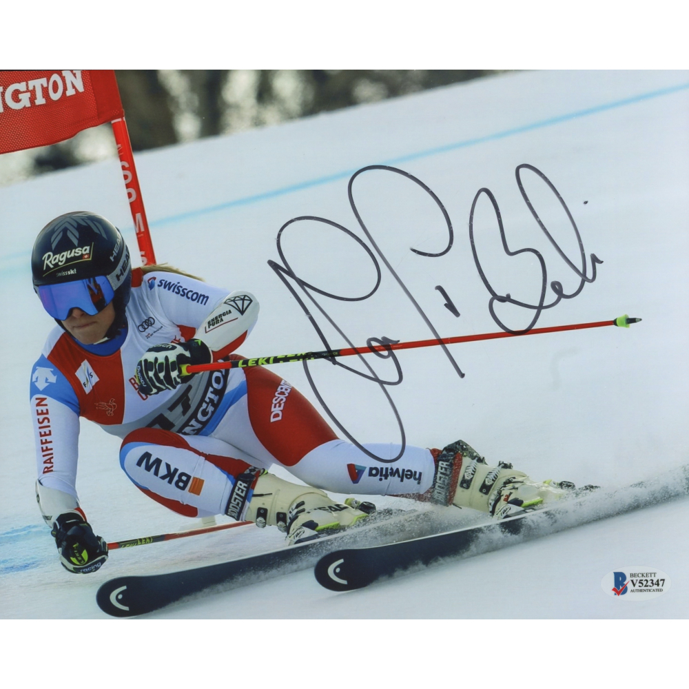 Lara Gut-Behrami Signed 8x10 Photo (Beckett COA) | Pristine Auction