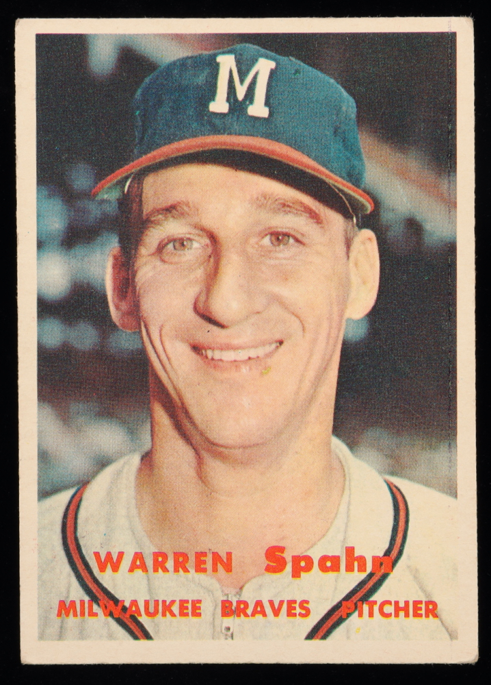 Warren Spahn 1957 Topps #90 | Pristine Auction