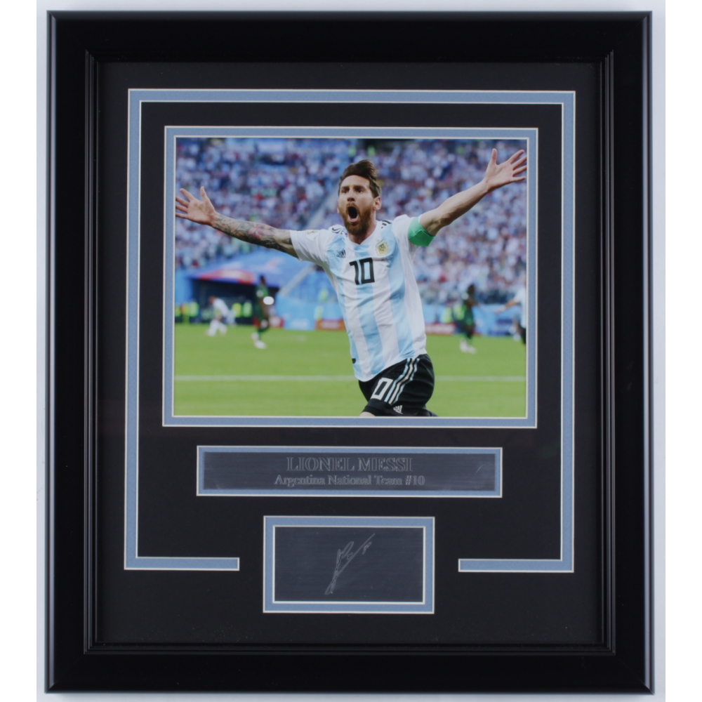 Lionel Messi Team Argentina Custom Framed Photo Display | Pristine Auction