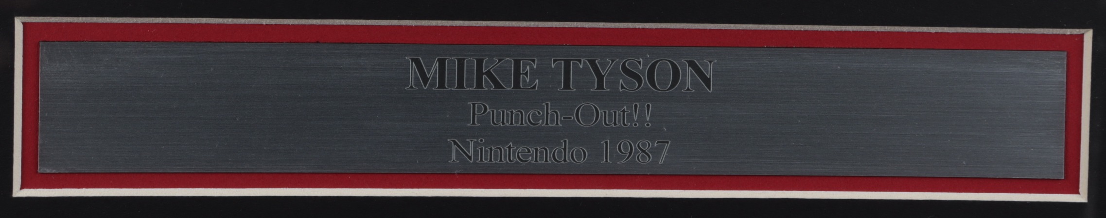 Mike Tyson Signed "Punch-Out!!" 15.25x19.25x2 Custom Framed Photo ...