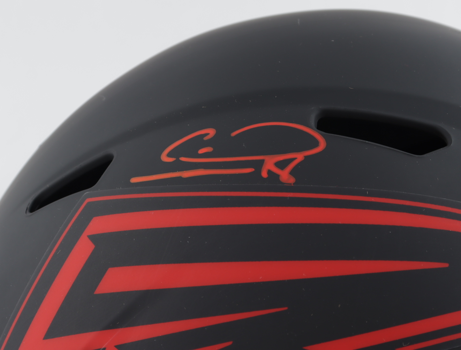 Calvin Ridley Signed Falcons Full-Size Eclipse Alternate Speed Helmet ...