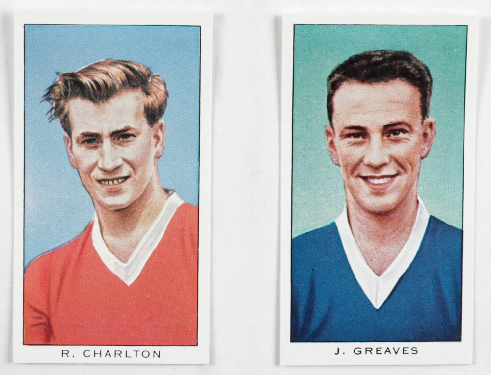 1961 Kellogg's "International Soccer Stars" Set of (12) Cigarette Cards ...