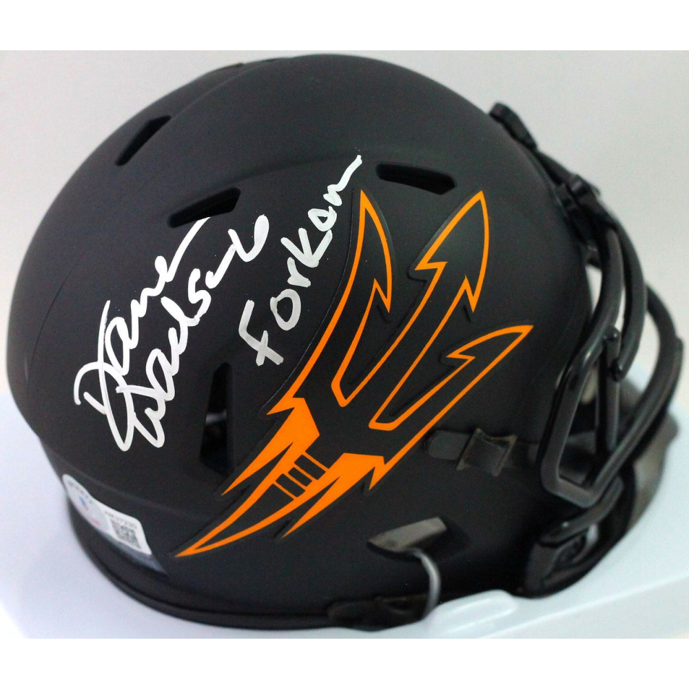 Darren Woodson Signed Arizona State Sun Devils Mini Helmet Inscribed ...
