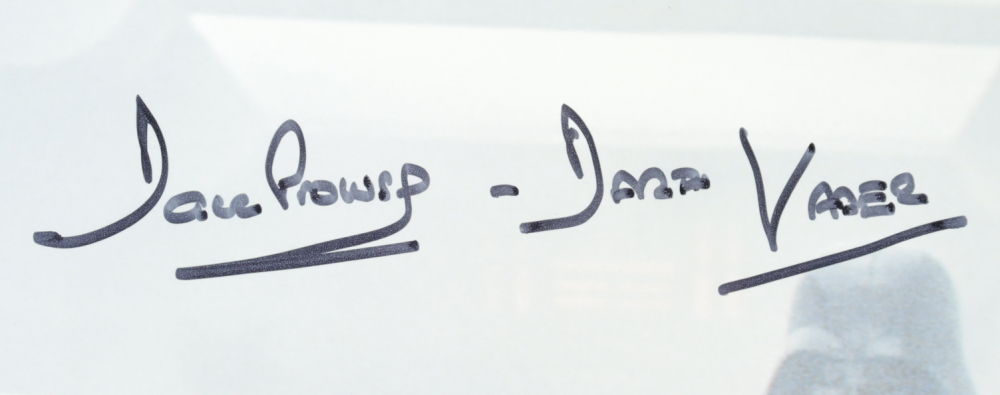 David Prowse Signed "Star Wars" 11x14 Photo Inscribed "Darth Vader ...