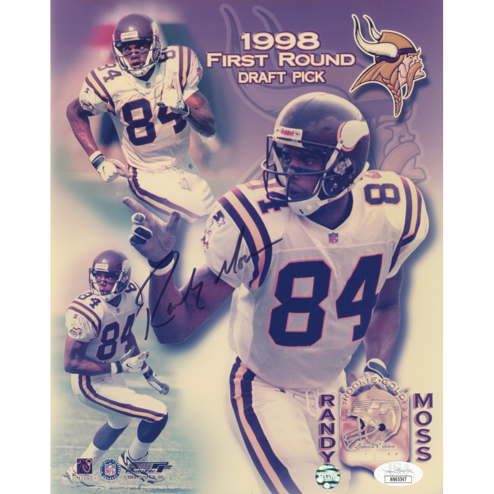 Randy Moss Signed Vikings 8x10 Photo (JSA COA) | Pristine Auction
