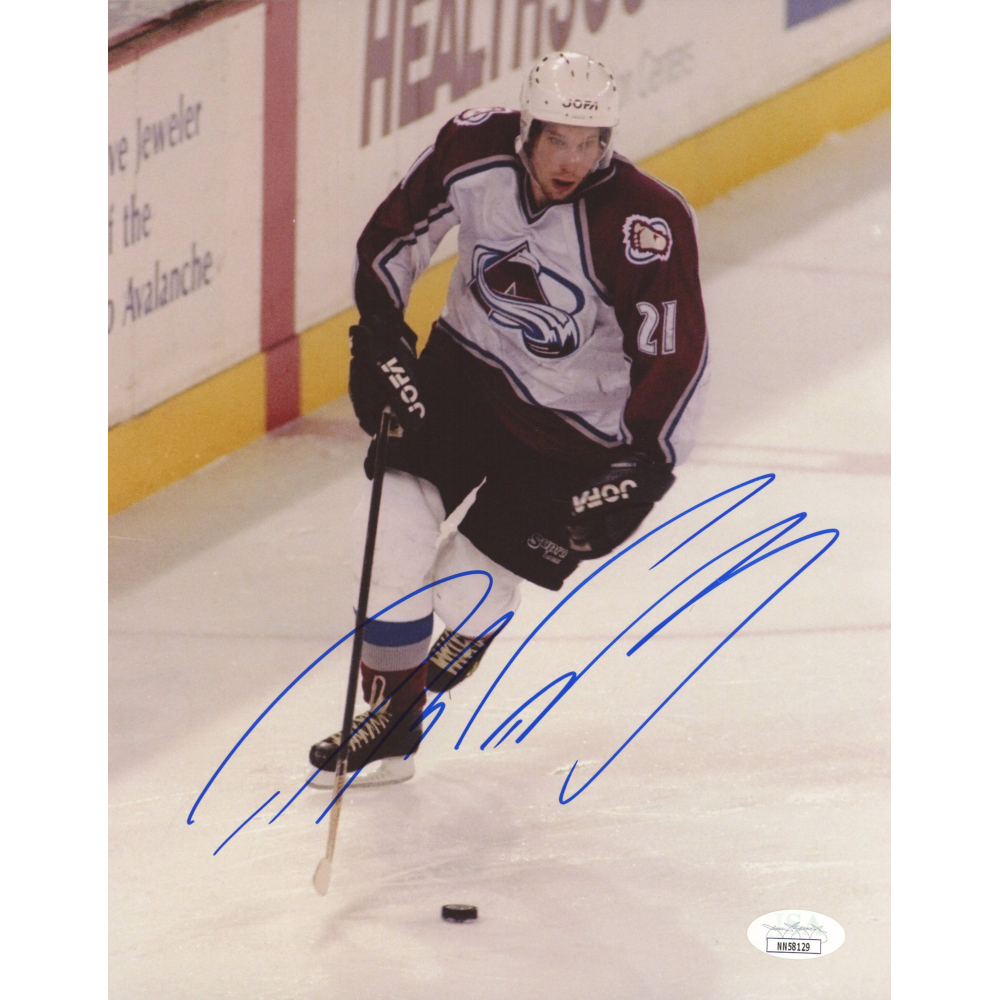 Peter Forsberg Signed Avalanche 8x10 Photo (JSA COA) | Pristine Auction