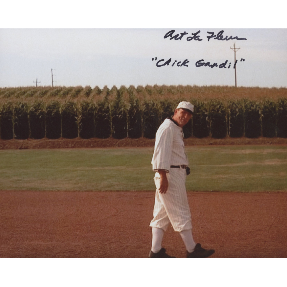 Art LaFleur Signed "Field of Dreams" 8x10 Photo Inscribed "Chick Gandil ...