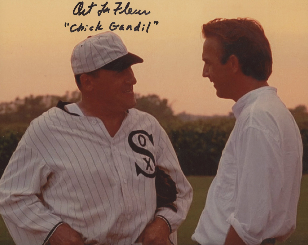 Art LaFleur Signed "Field of Dreams" 8x10 Photo Inscribed "Chick Gandil ...