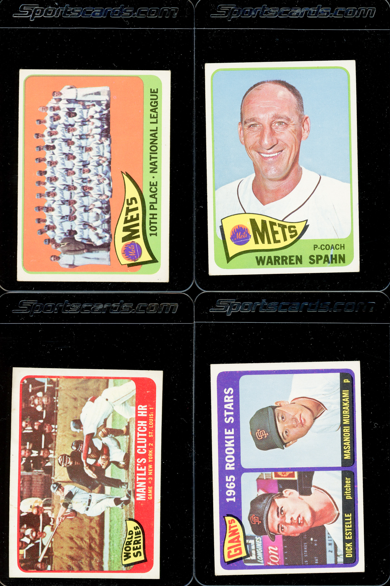 1965 Topps Baseball Complete Set Break Mystery Box – 10 Cards Per Box ...