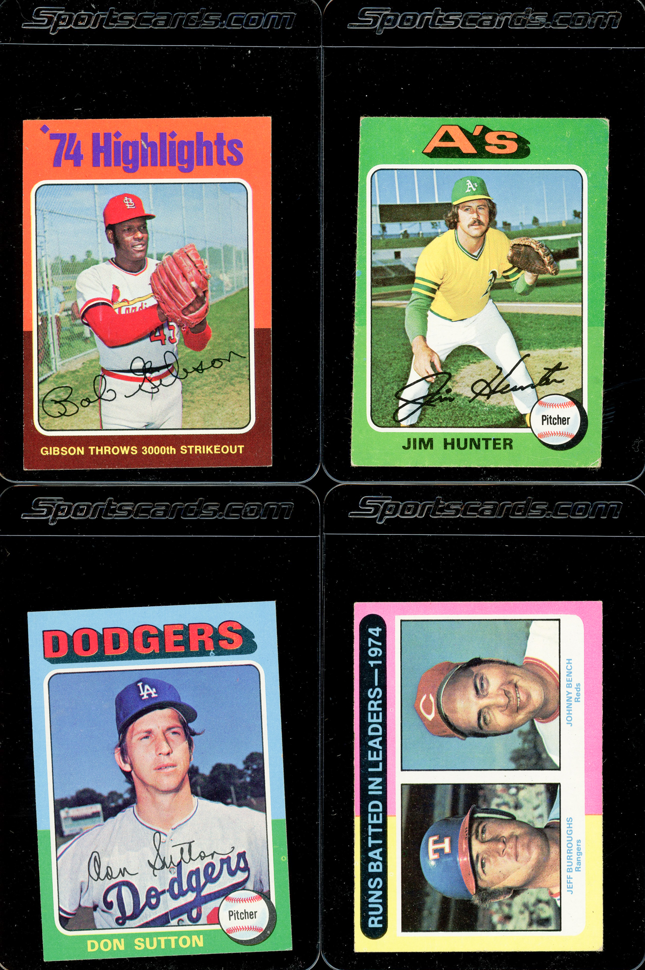1975 TOPPS BASEBALL COMPLETE SET BREAK JUMBO MYSTERY BOX– 15 CARDS PER ...