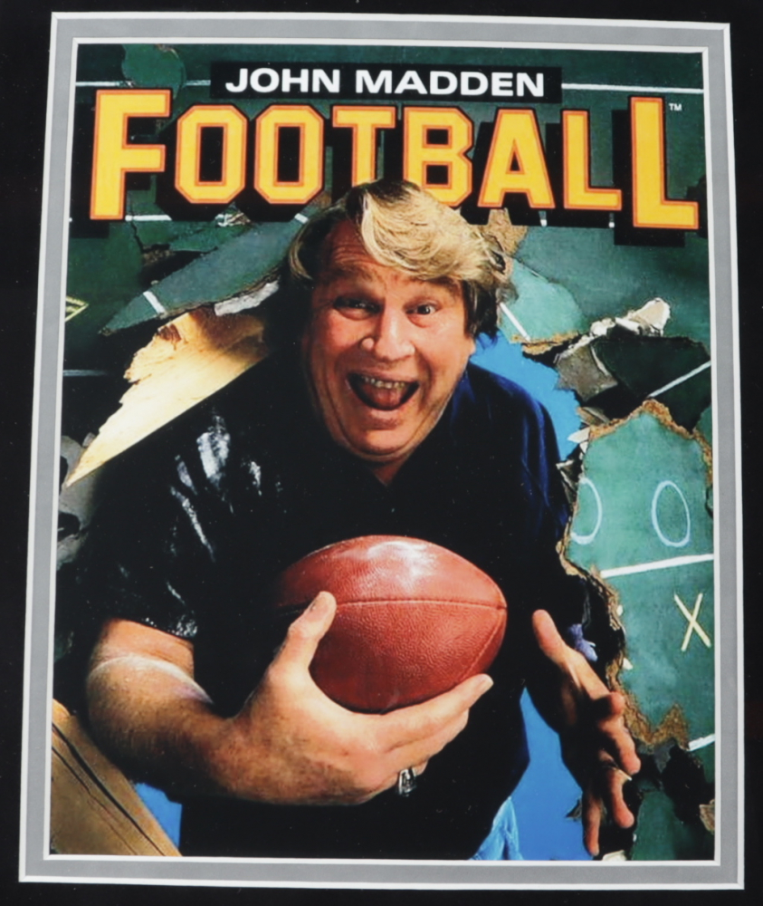 John Madden Signed 20x24 Custom Framed Cut Display (PSA Encapsulated ...