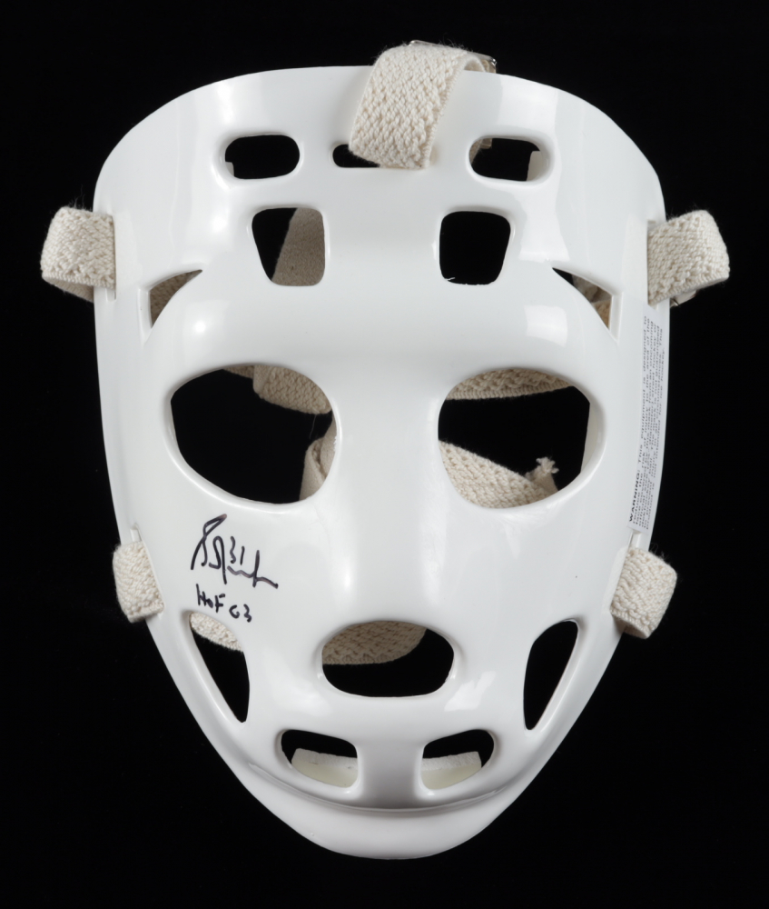 Grant Fuhr Signed Full-Size Throwback Goalie Mask Inscribed "HOF 03 ...