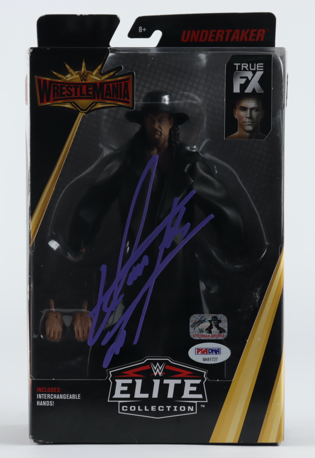 The Undertaker Signed "Undertaker" WWF Elite Collection Action Figure ...