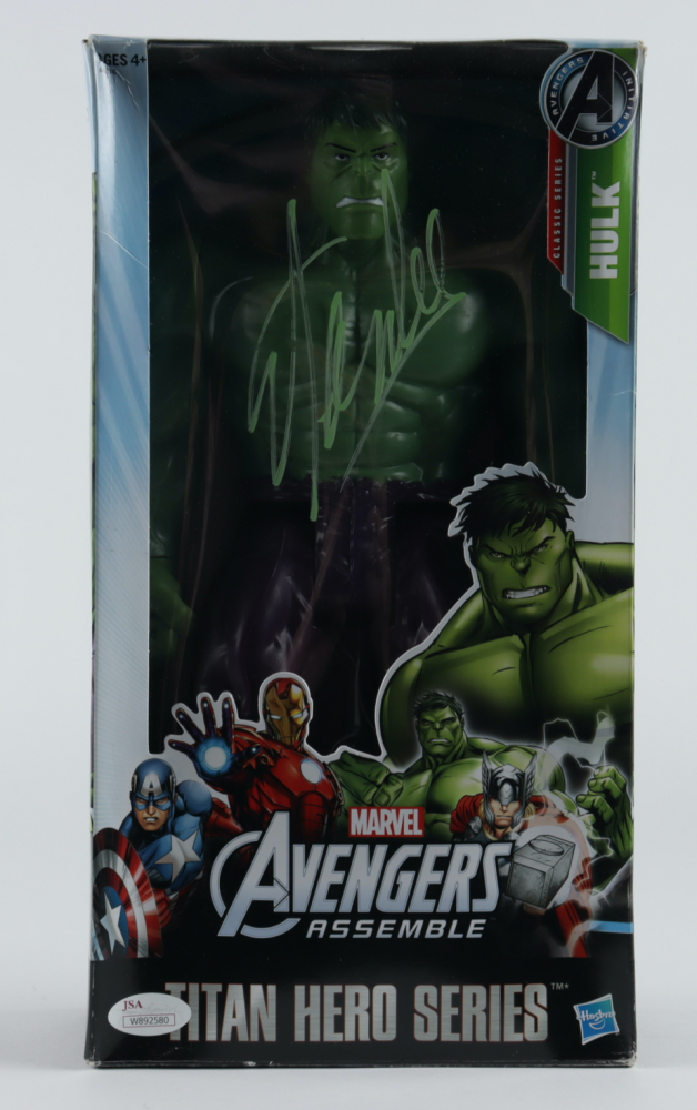 Stan Lee Signed Marvel Titan Hero Series The Hulk Figure (JSA COA ...