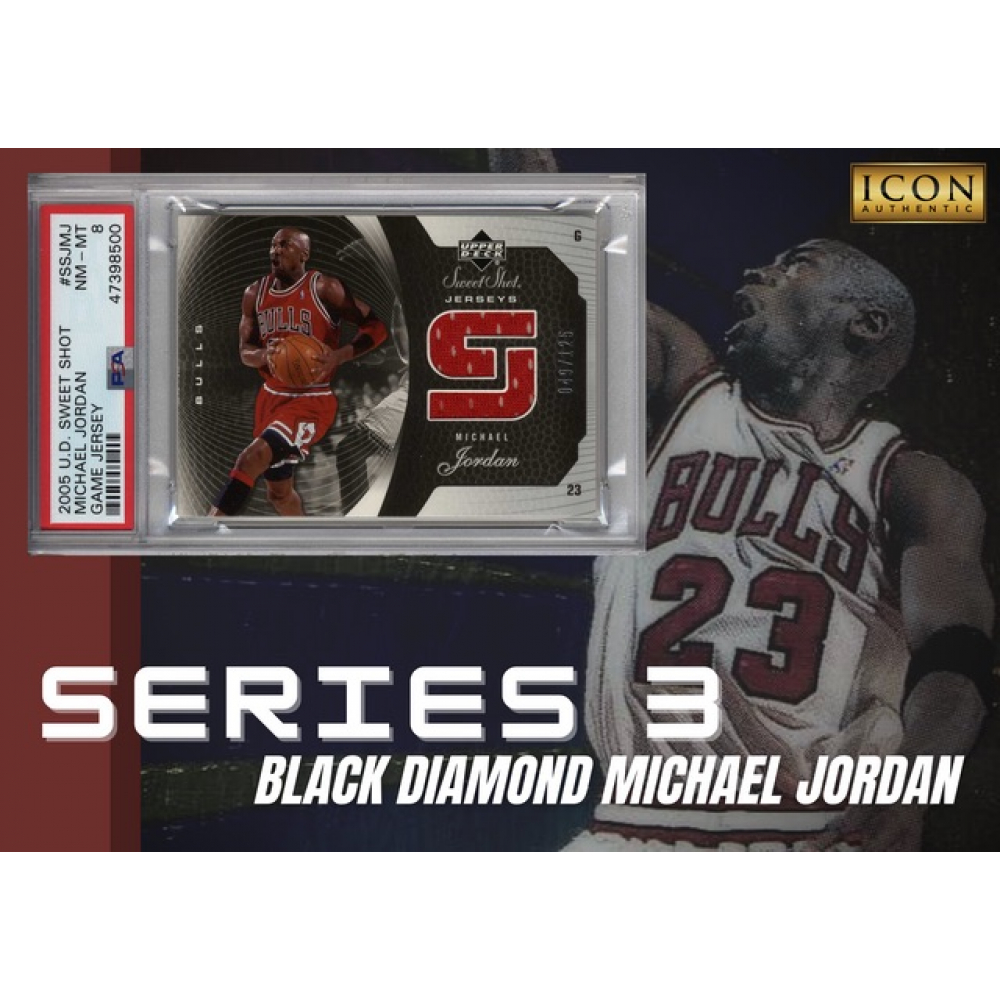 Icon Authentic Black Diamond Michael Jordan Series 3 Mystery Box 100 ...