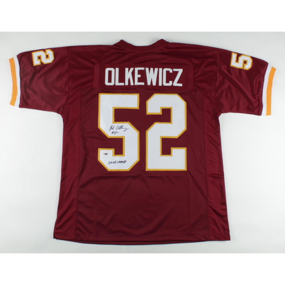 Neal Olkewicz Signed Jersey Inscribed "2x SB Champs" (RSA Hologram ...