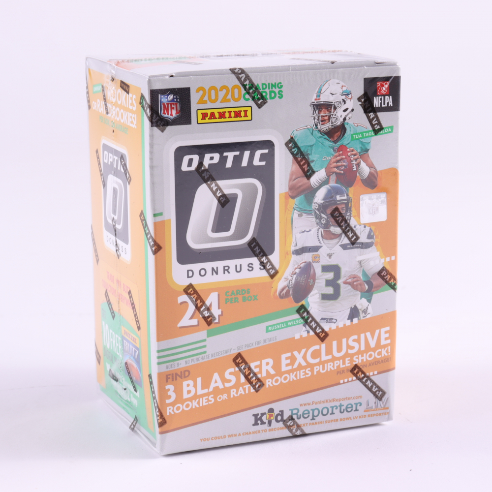 2020 Donruss Optic Football Blaster Box with (6) Packs | Pristine Auction