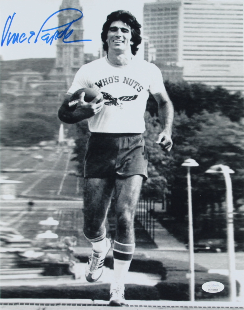 Vince Papale Signed Eagles 11x14 Photo (JSA Hologram) | Pristine Auction