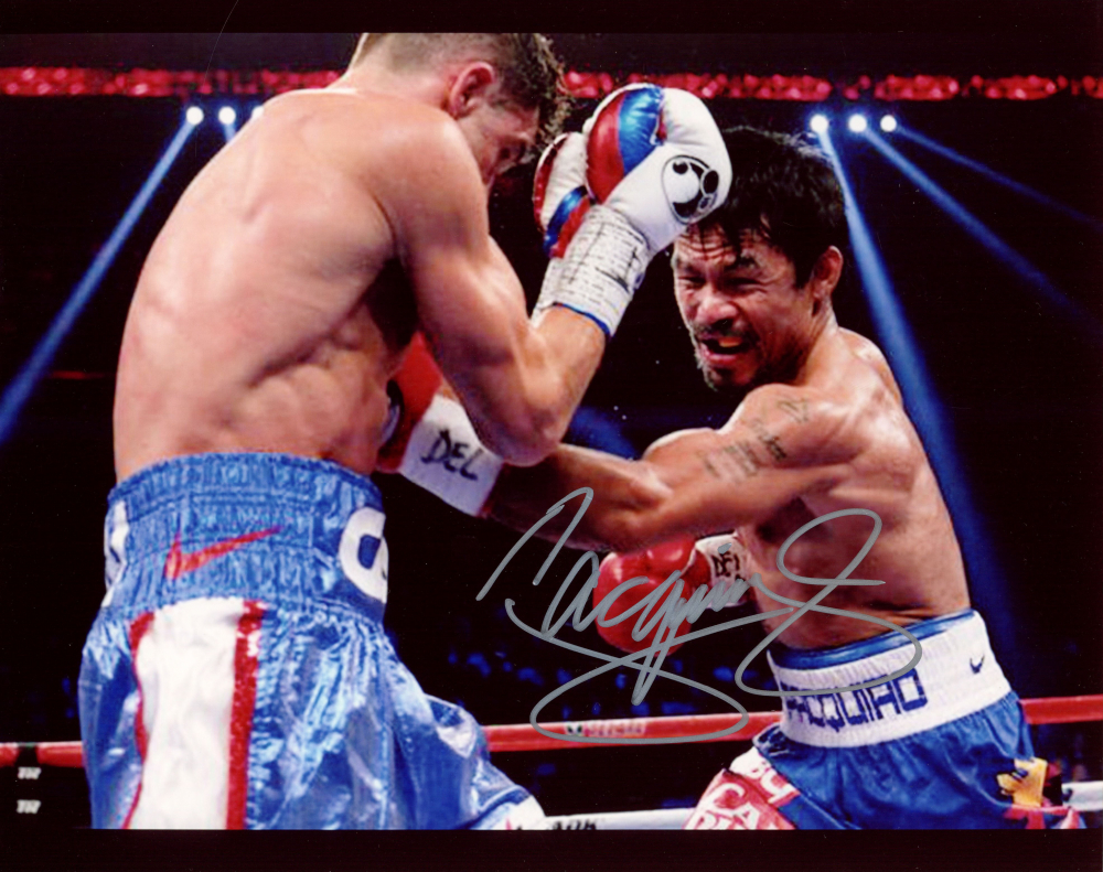 Manny Pacquiao Signed 8x10 Photo (Pacquiao COA) | Pristine Auction