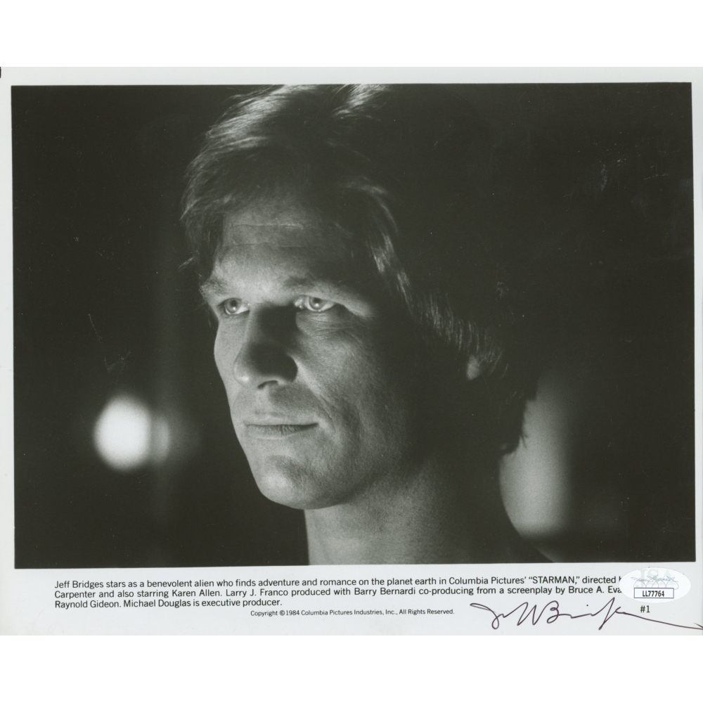 Jeff Bridges Signed "Starman" 8x10 Photo (JSA COA) | Pristine Auction