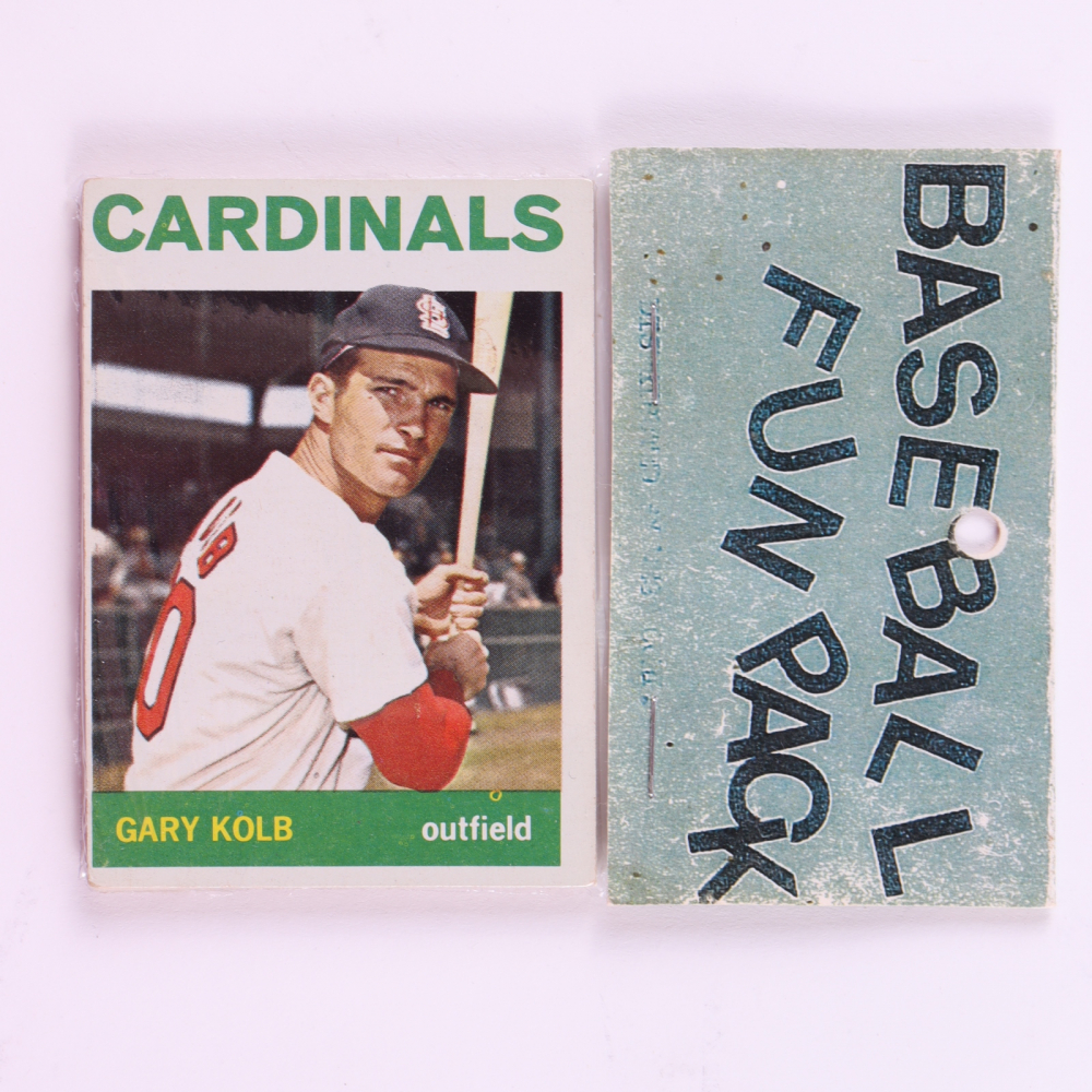1964 Topps Baseball Card Fun Pack With (10) Cards (see Description
