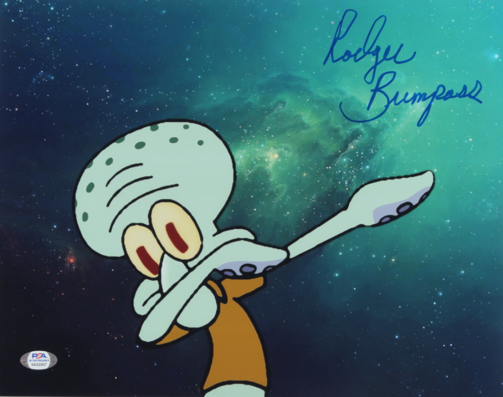 Rodger Bumpass Signed "SpongeBob SquarePants" 11x14 Photo (PSA ...