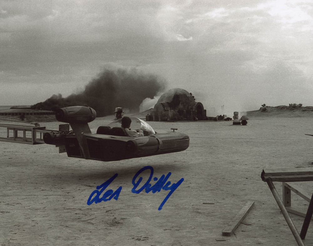 Leslie Dilley Signed "Star Wars" 8x10 Photo (AutographCOA Hologram ...