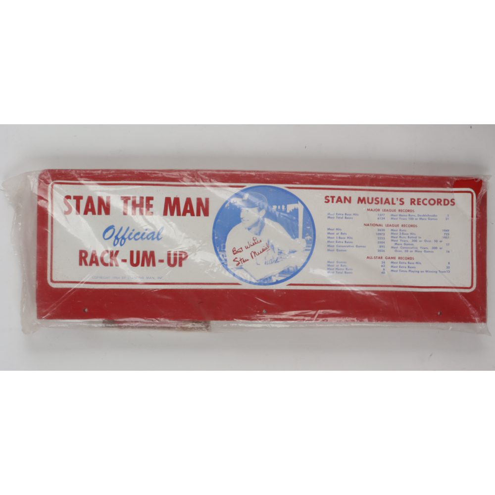 Vintage 1964 Stan Musial Cardinals Official Rack-Um-Up Bat Rack (See ...
