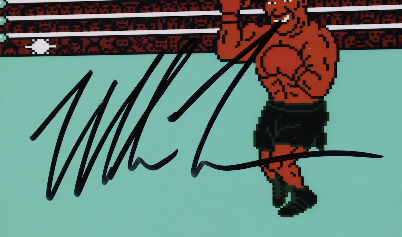 Mike Tyson Signed "Punch-Out!!" 15.25x19.25x2 Custom Framed Photo ...
